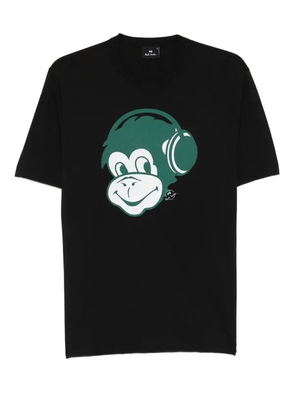 Paul Smith Monkey Headphone Cotton T-shirt