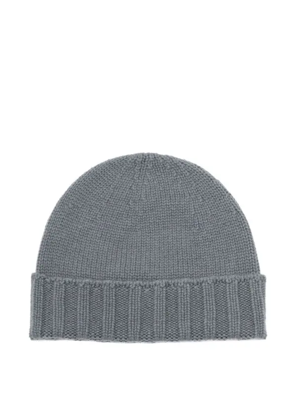 DRUMOHR Cashmere Beanie Hat - Green