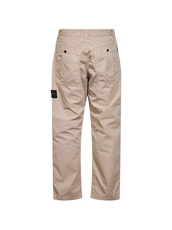 Stone Island Logo Cotton Trousers