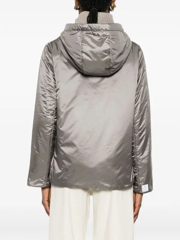 Max Mara Padded Blouson Jacket With Drawstring Hood