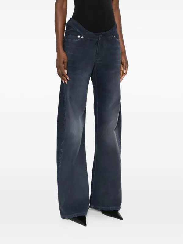 Balenciaga Curved Denim Jeans