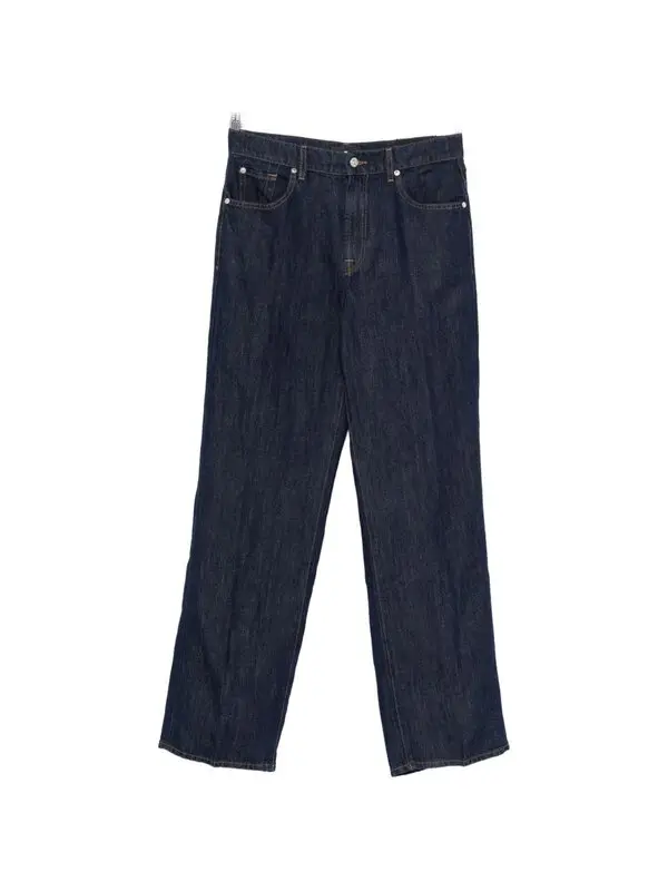 7 For All Mankind Stovepipe Straight Denim Jeans