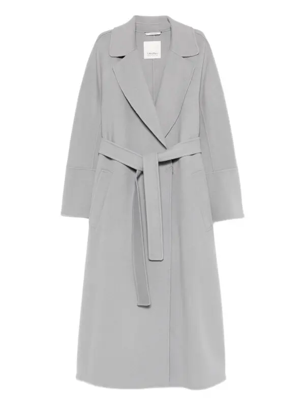 Max Mara Wool Long Coat - Blue