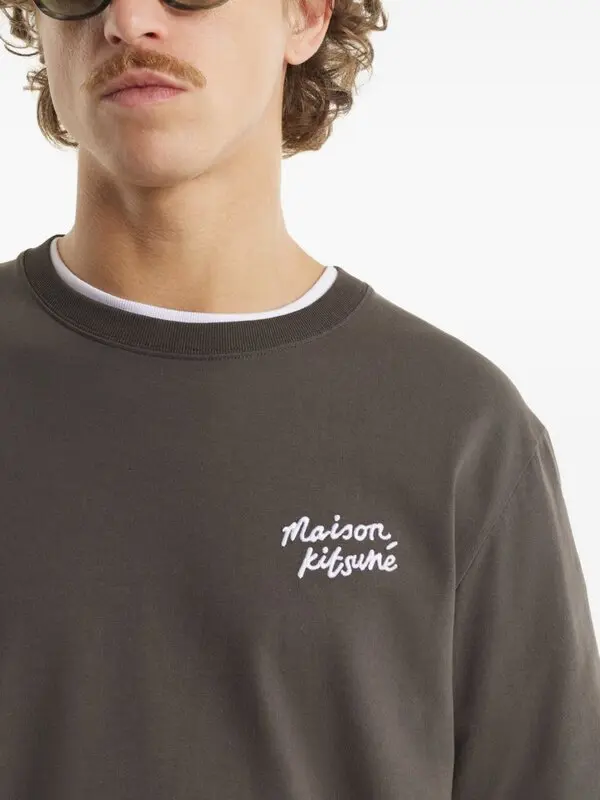 Maison Kitsuné Handwriting Cotton T-shirt