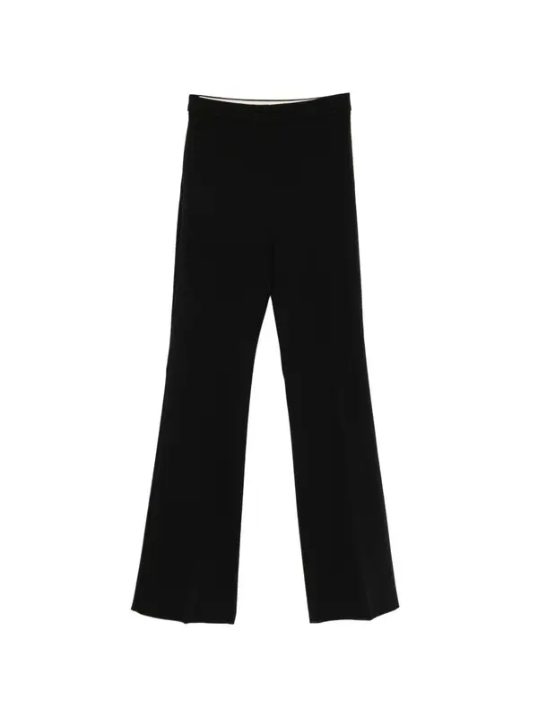 Max Mara Flared Leg Tailored Trousers - Black