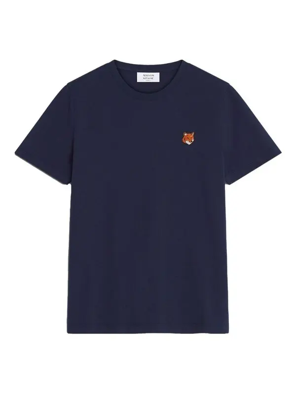 Maison Kitsuné Fox Head Cotton T-shirt - Blue