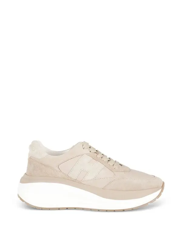 Hogan H714 Leather Sneakers - Brown