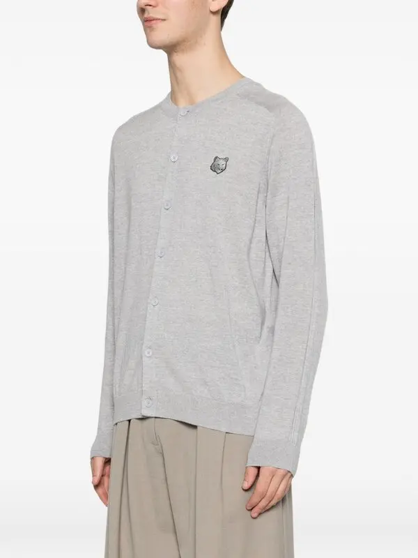 Maison Kitsuné Fox Head Wool Cardigan