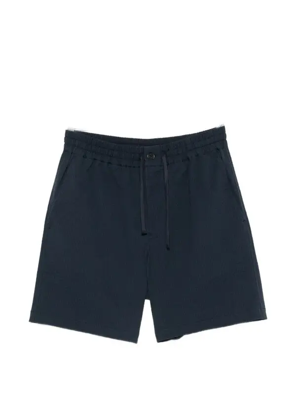 Maison Kitsuné Cotton Seersucker Shorts