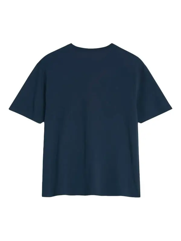 Maison Kitsuné Fox Head Cotton T-shirt - Blue