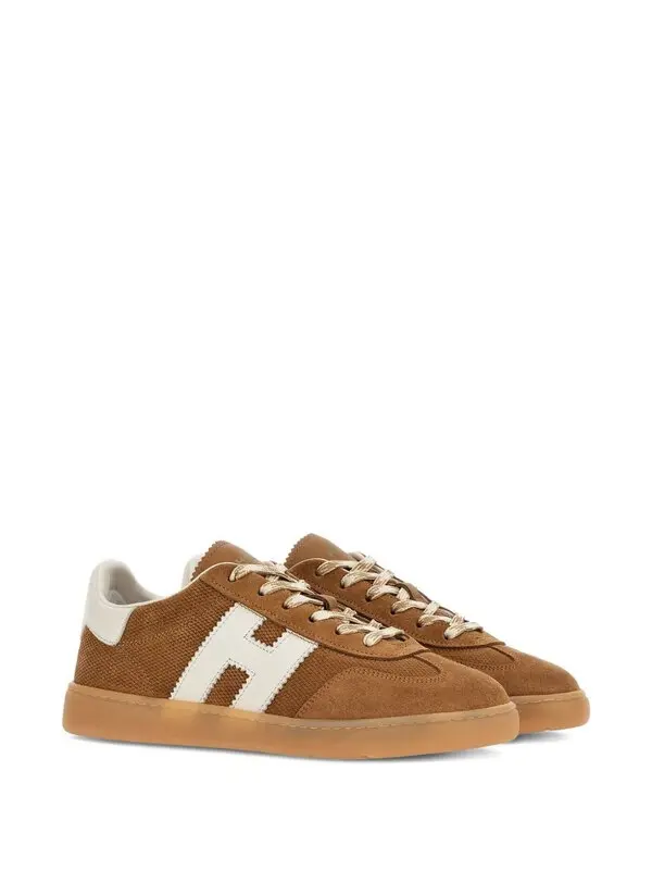 Hogan Leather Sneakers - Brown