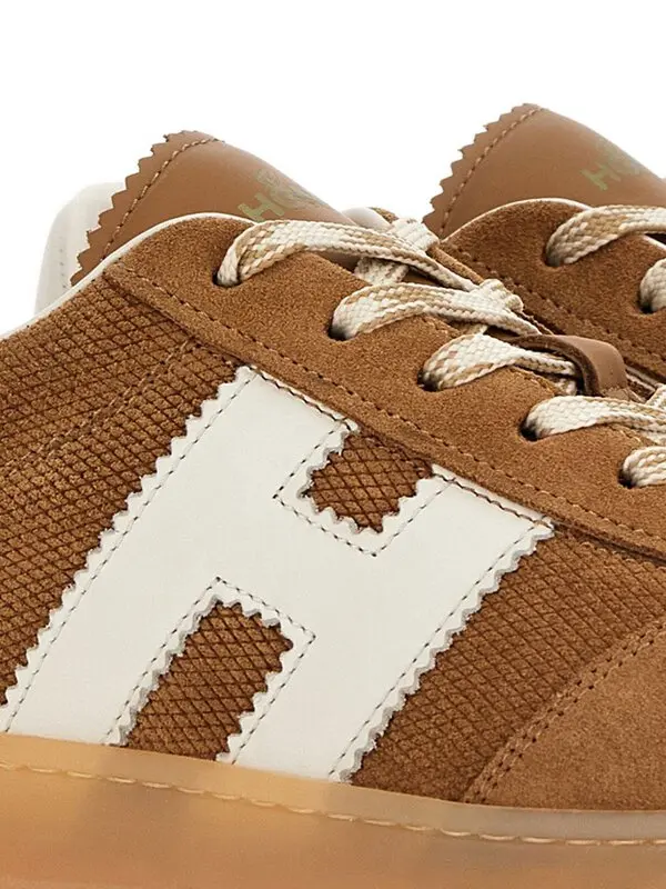 Hogan Leather Sneakers - Brown