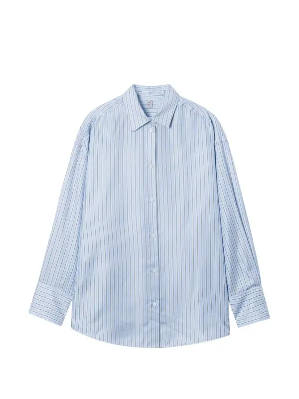 TOTEME Striped Silk Shirt