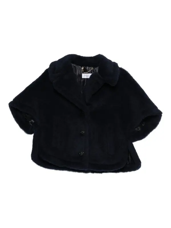 Max Mara Wool Cape - Blue