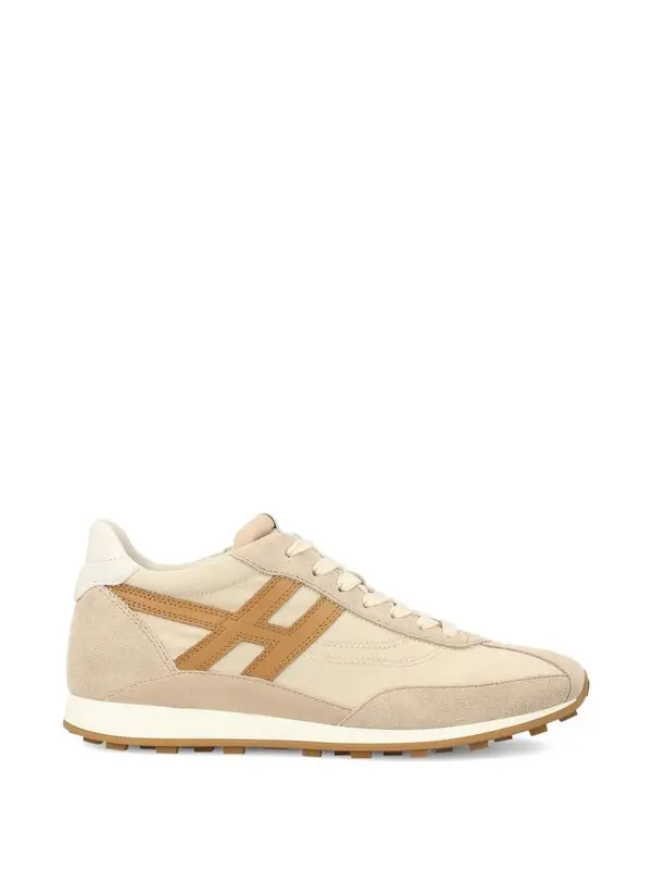 Hogan H699 Lace-up Suede Sneakers - Brown