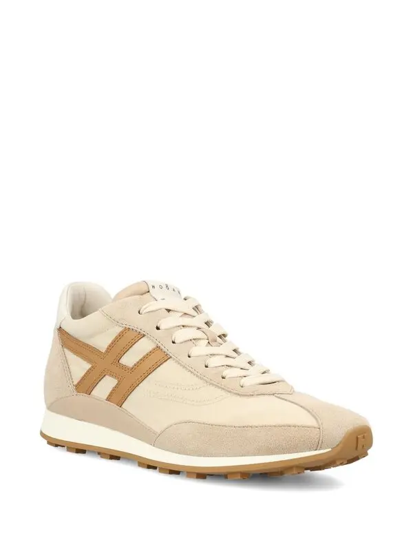 Hogan H699 Lace-up Suede Sneakers - Brown