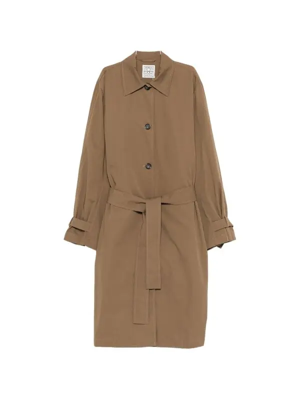 TOTEME Cotton Trench Coat - Beige