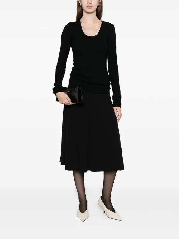 TOTEME Fluid Jersey Midi Skirt