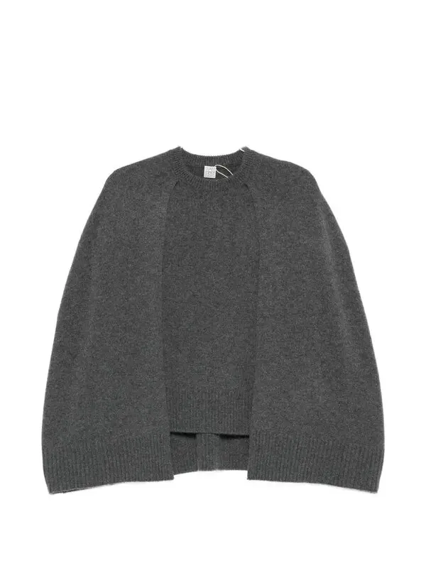 TOTEME Cashmere Crewneck Jumper - Grey