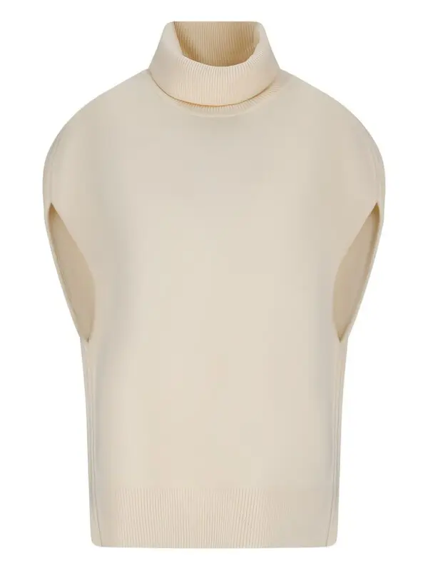 TOTEME Double Knit Roll Neck Vest