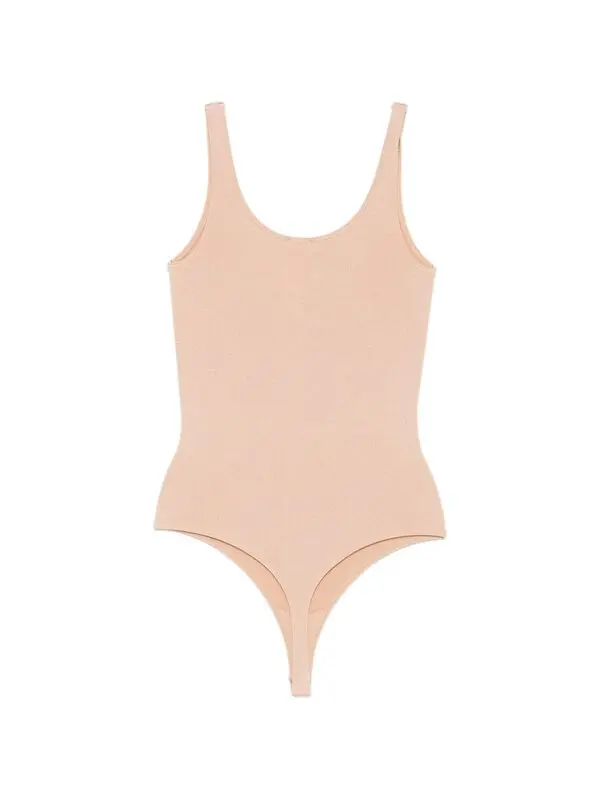 Wolford Jamaika Bodysuit Sleeveless Square Neck Thong