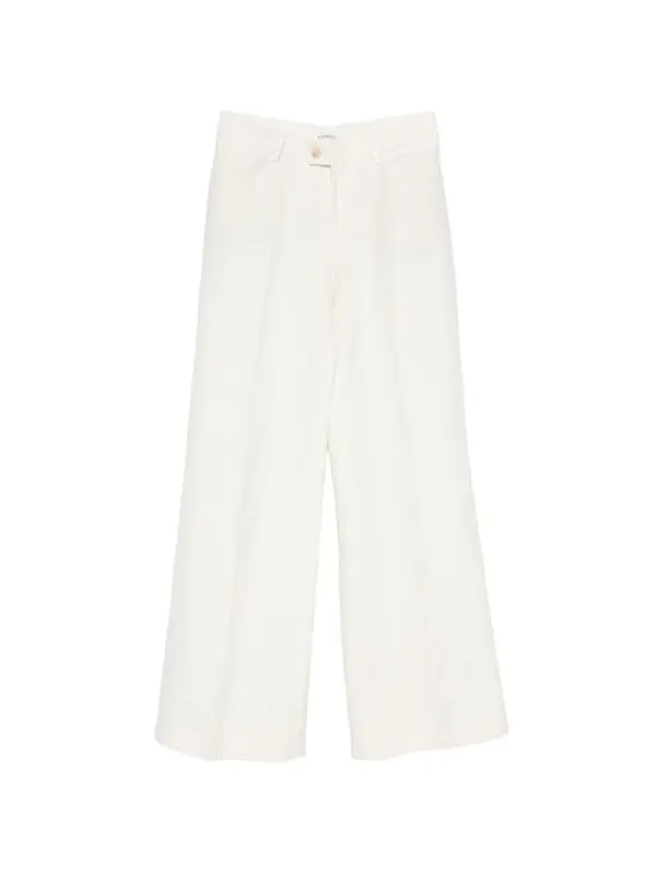 Closed Linen Blend Trousers