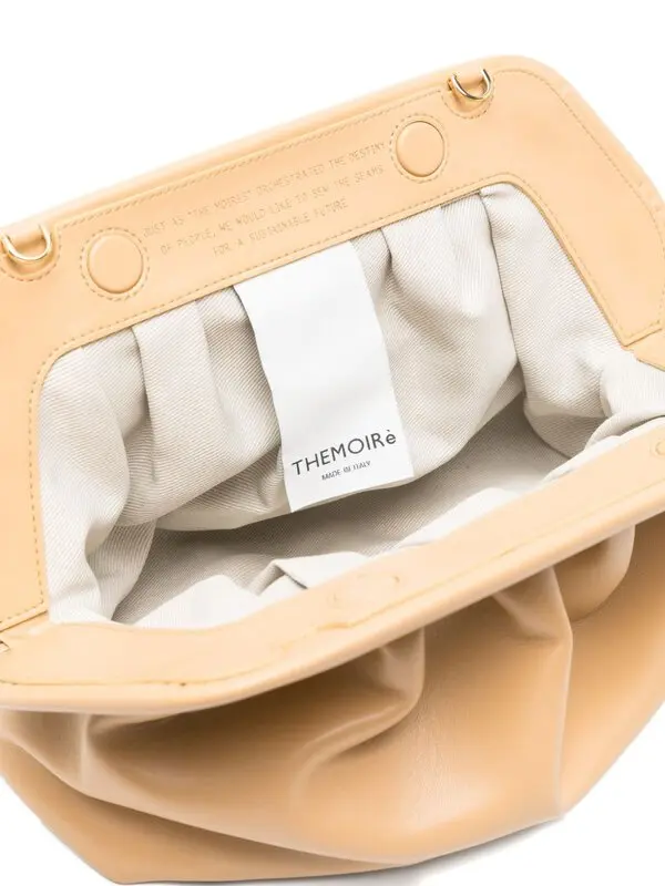 THEMOIRE Bios Vegan Leather Clutch - Beige