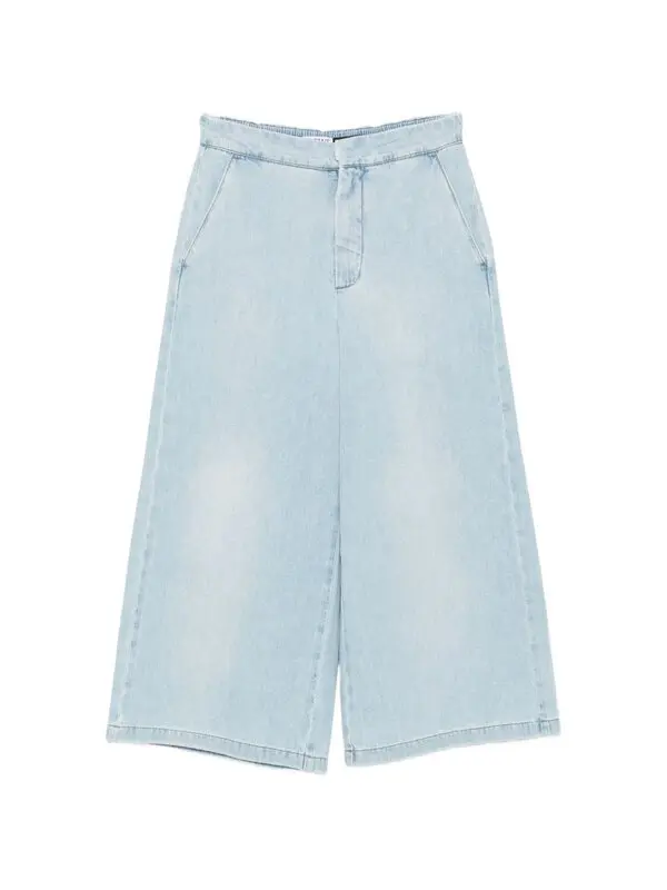 Loewe Cropped Wide Leg Jeans