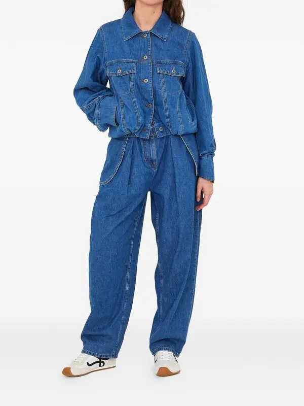 Loewe Denim Cotton Jacket - Blue