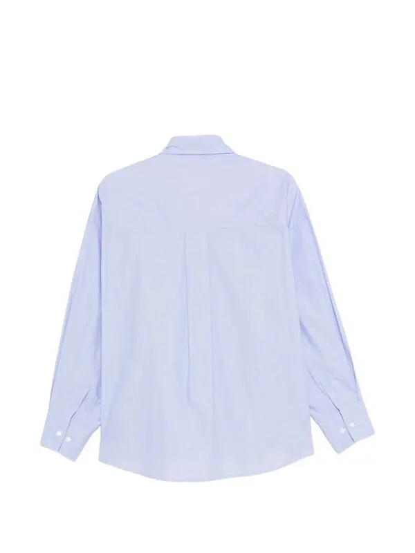 Closed Cotton Shirt With Button Fastening And Long Sleeves