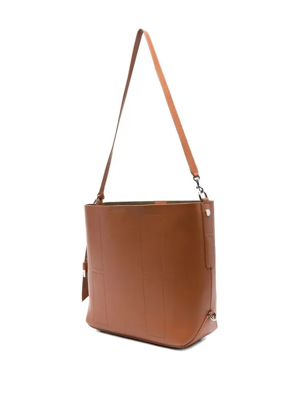 Hogan Hocket Medium Leather Hobo Bag - Brown