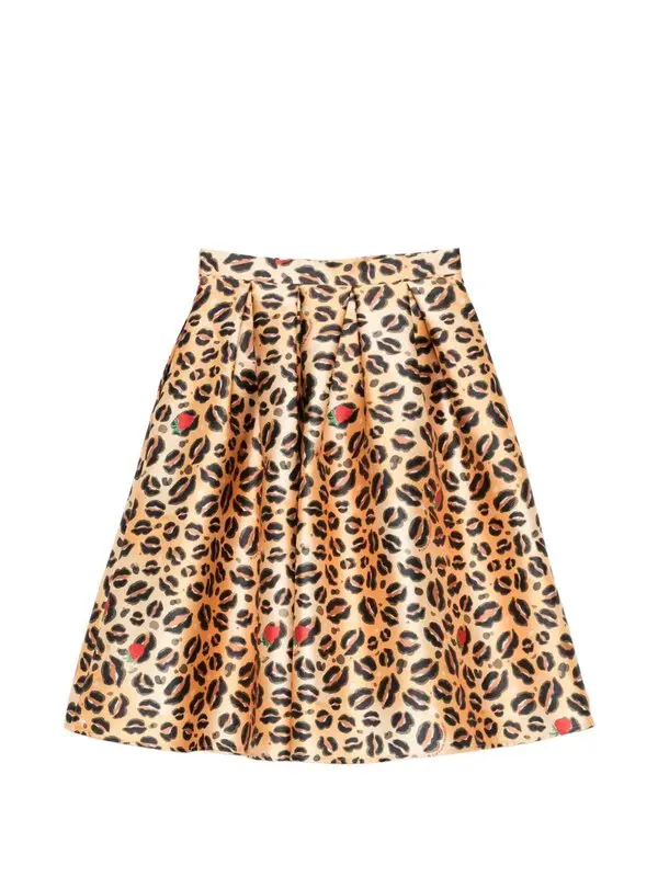 ALESSANDRO ENRIQUEZ Printed Midi Skirt