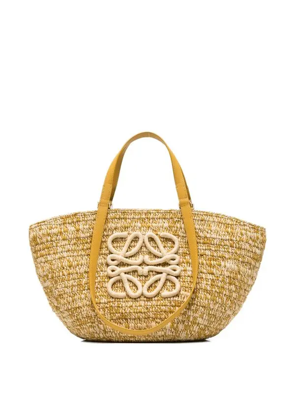 Loewe Eclipse Raffia Tote