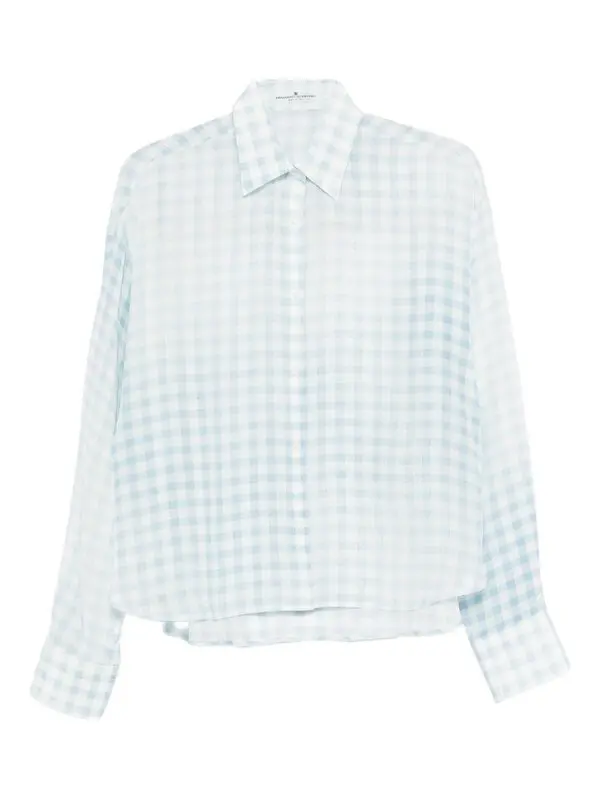 Ermanno Scervino Silk Shirt With Classic Collar