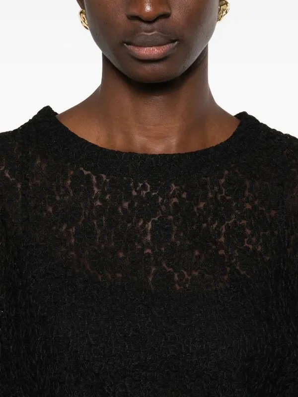 Ermanno Scervino Embroidered Lace T-shirt