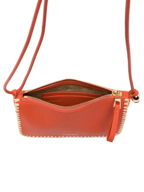 Loewe Rio Leather Mini Bag - Orange