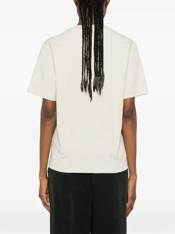 Adidas By Stella McCartney Logo T-shirt - Beige