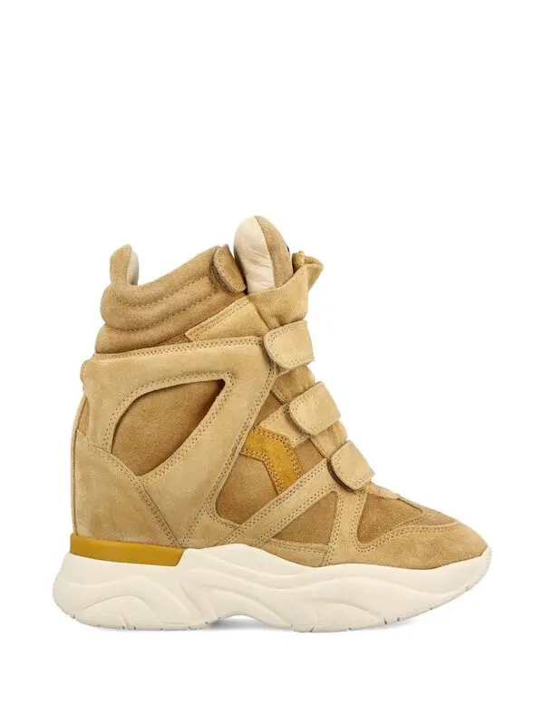 Isabel Marant Étoile Balskee Suede Leather Sneakers - Beige