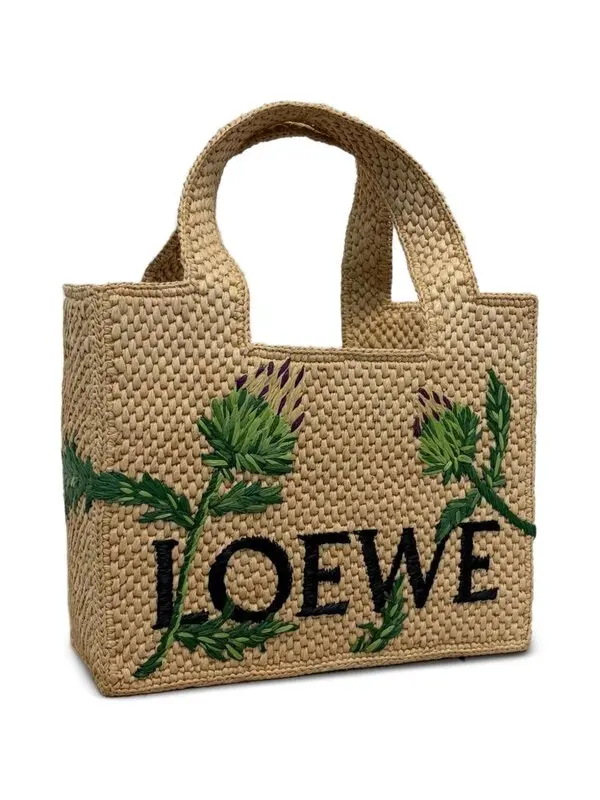 Loewe Raffia Tote Bag - Beige