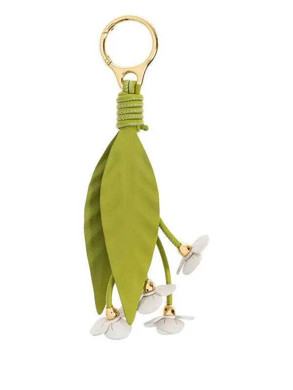 Loewe Strawberry Flower Charm - Green