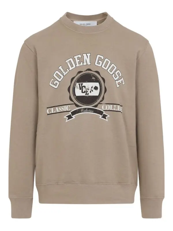 GOLDEN GOOSE Logo Cotton Sweatshirt