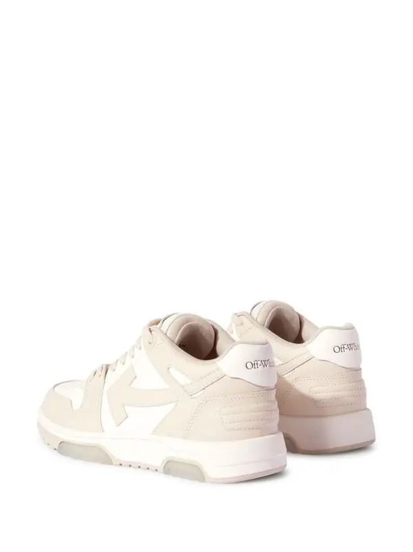 Off-White Out Of Office Leather Sneakers - Beige
