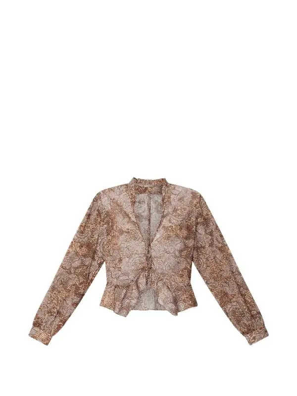 Isabel Marant Étoile Celeny Printed Blouse - Yellow