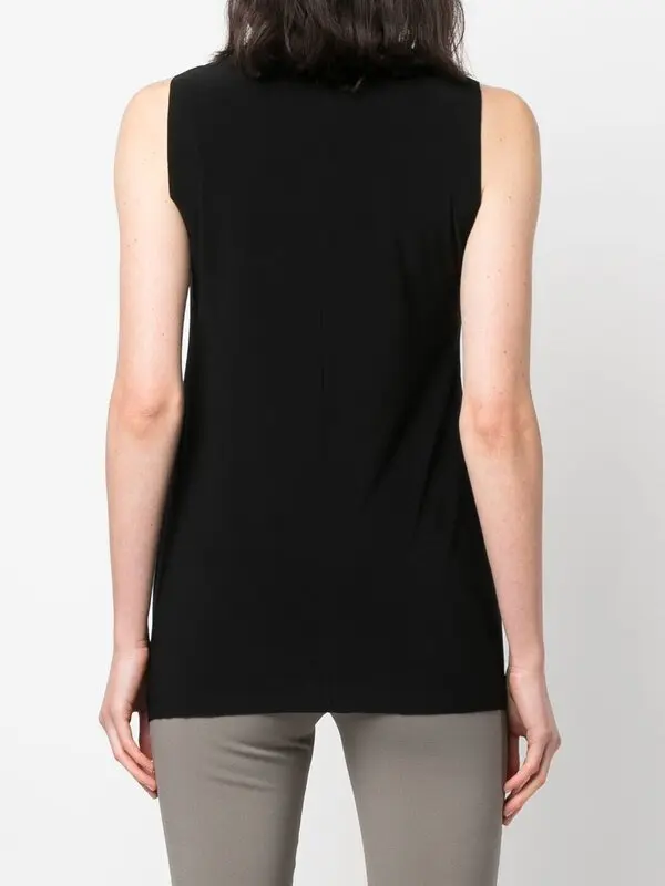 Norma Kamali Crewneck Sleeveless Top