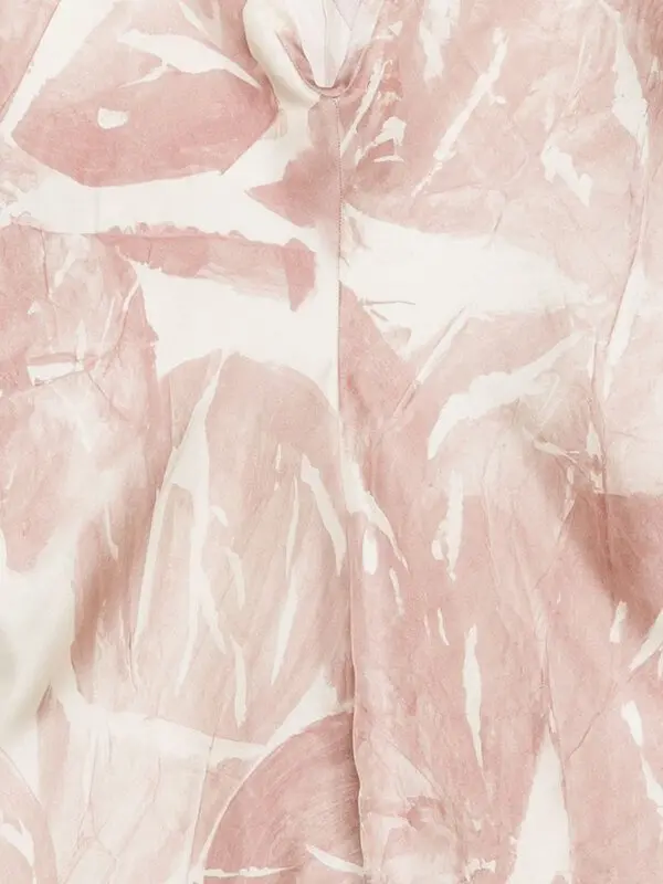 ALYSI Printed Silk Blouse