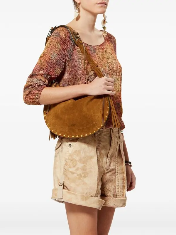 Isabel Marant Étoile Oskan Soft Leather Shoulder Bag - Brown