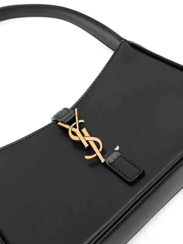 Saint Laurent Le 5 À 7 Mini Leather Shoulder Bag - Black
