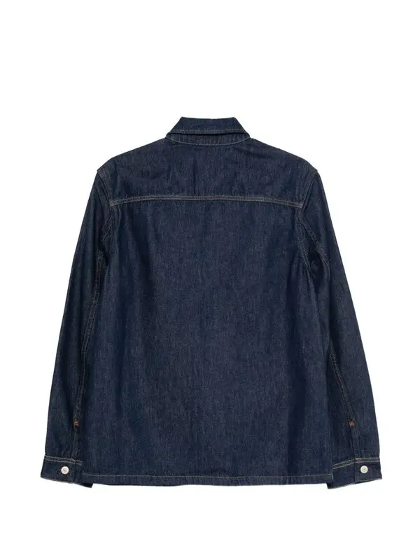 Paul Smith Denim Chore Jacket With Classic Collar