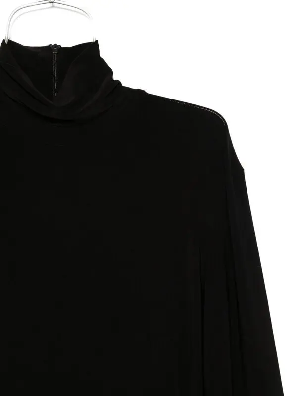 Norma Kamali Turtle-neck Midi Dress
