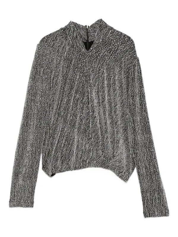 IRO PARIS Ysane Blouse - Silver